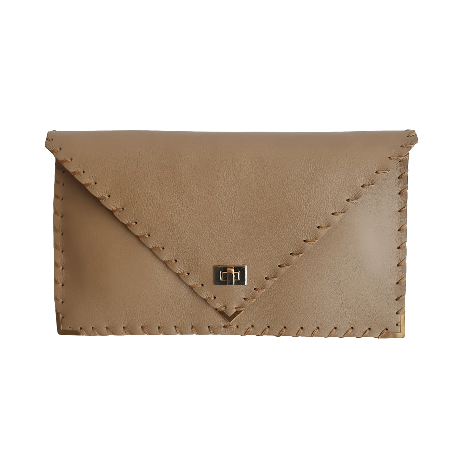 The Greek Art Company - Symmetria Clutch - Sand